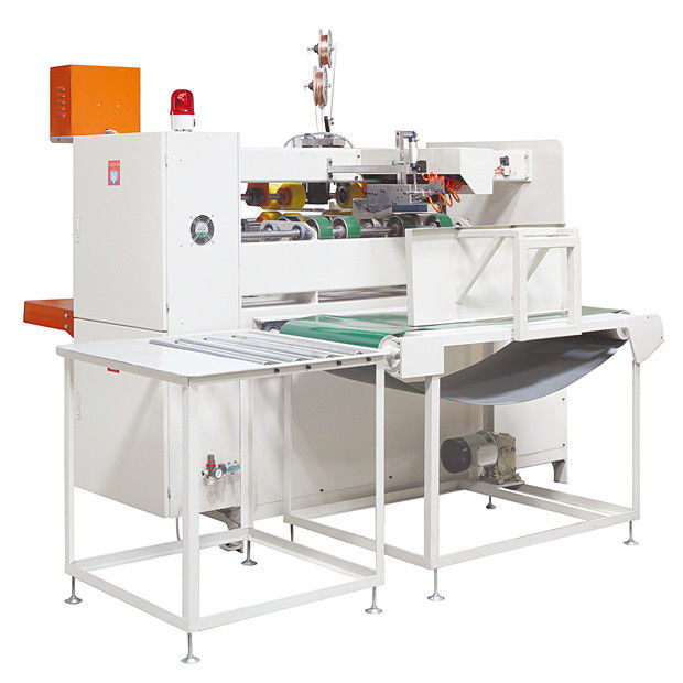 Double Servo Semi Automatic Stitcher High Speed With Orange Color